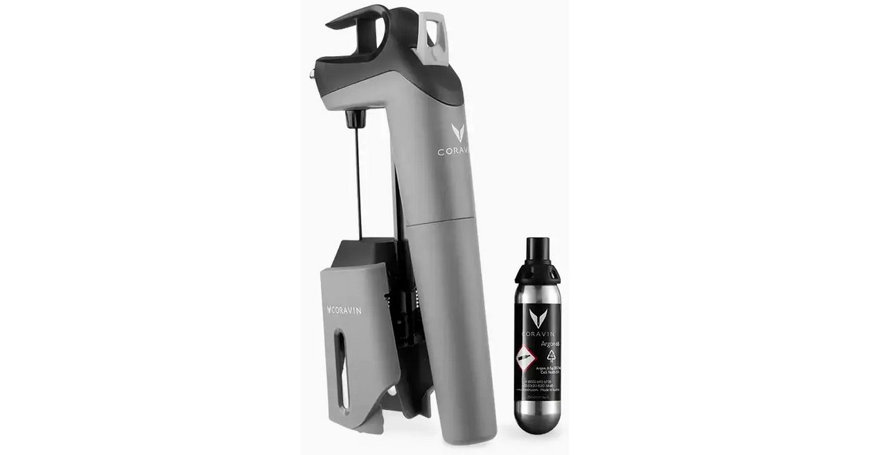 Coravin Timeless Three SL Wine Preservation System - Grey + argónová ...
