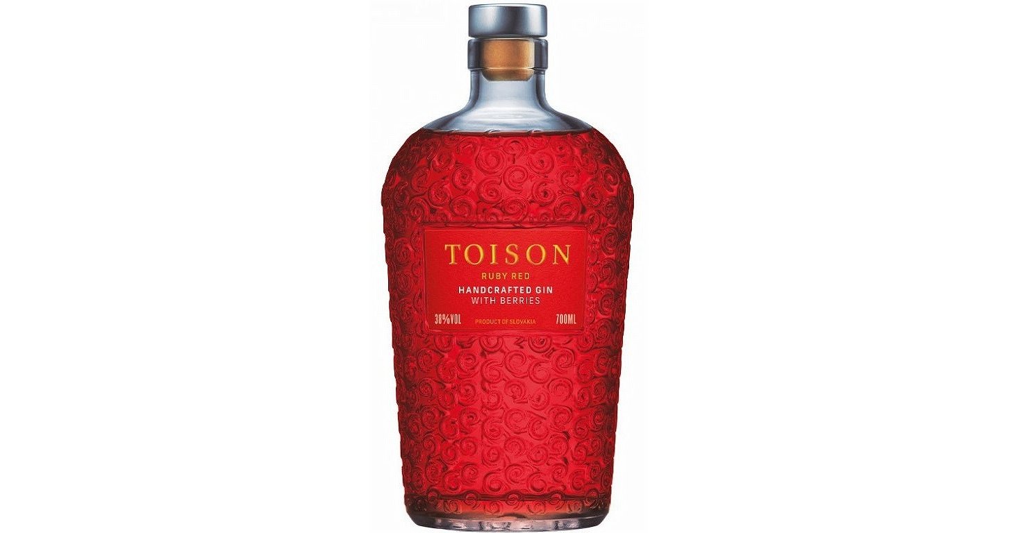 Toison Gin RUBY RED 38%, gin 0,7L | WinePlanet.sk