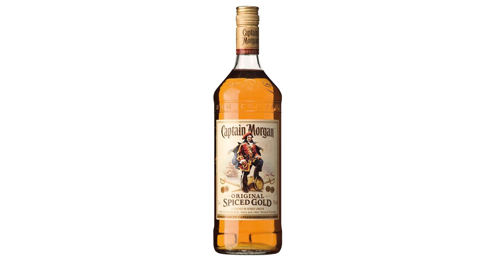 Captain Morgan Spiced gold 35%, rum 1L | WinePlanet.sk