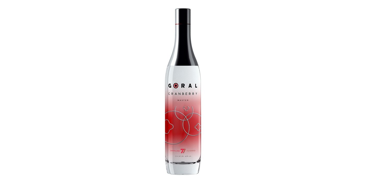 Goral Master vodka cranberry 40%, vodka 0,7L | WinePlanet.sk