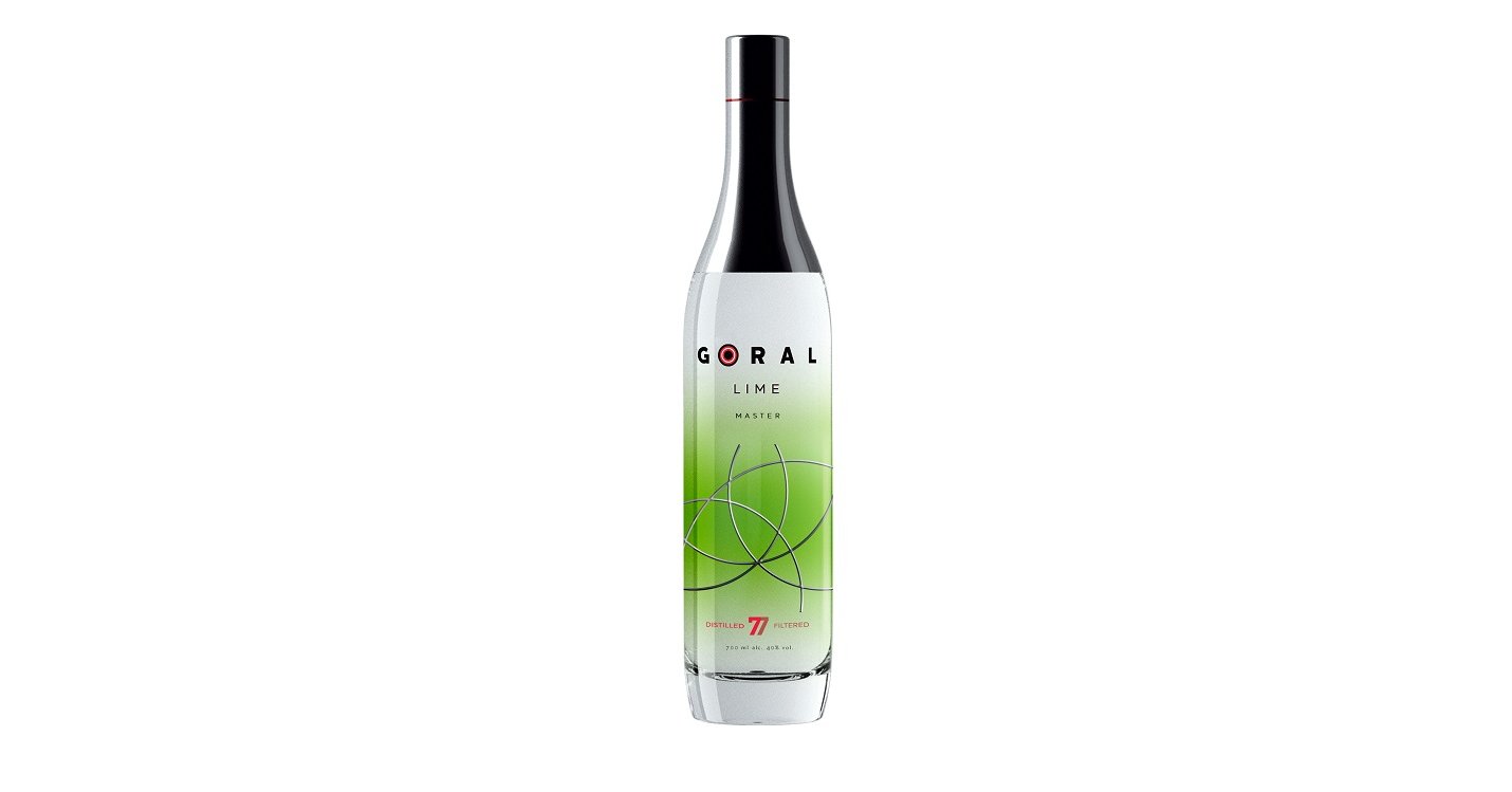 Goral Master vodka Lime 40%, vodka 0,7L | WinePlanet.sk