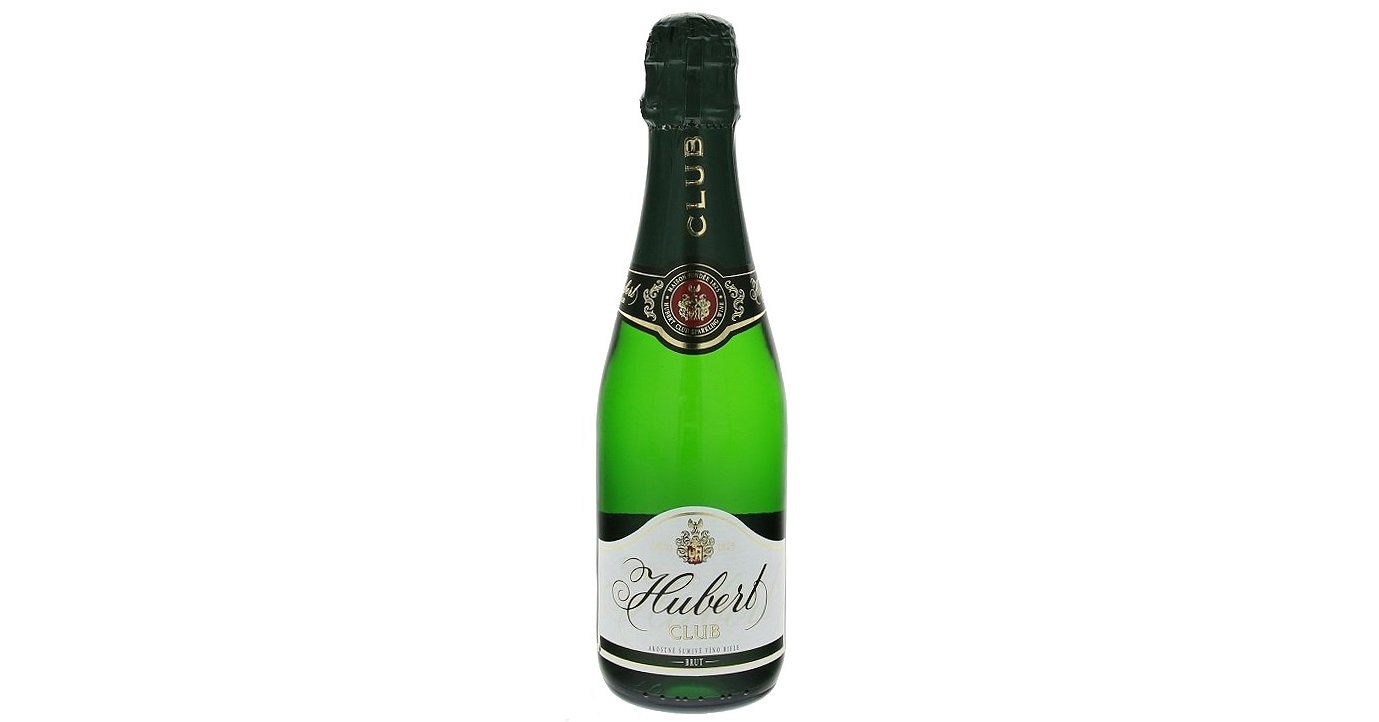 Hubert Club Brut, Slovensko, šumivé víno, sekt, biele, brut 0,375L ...